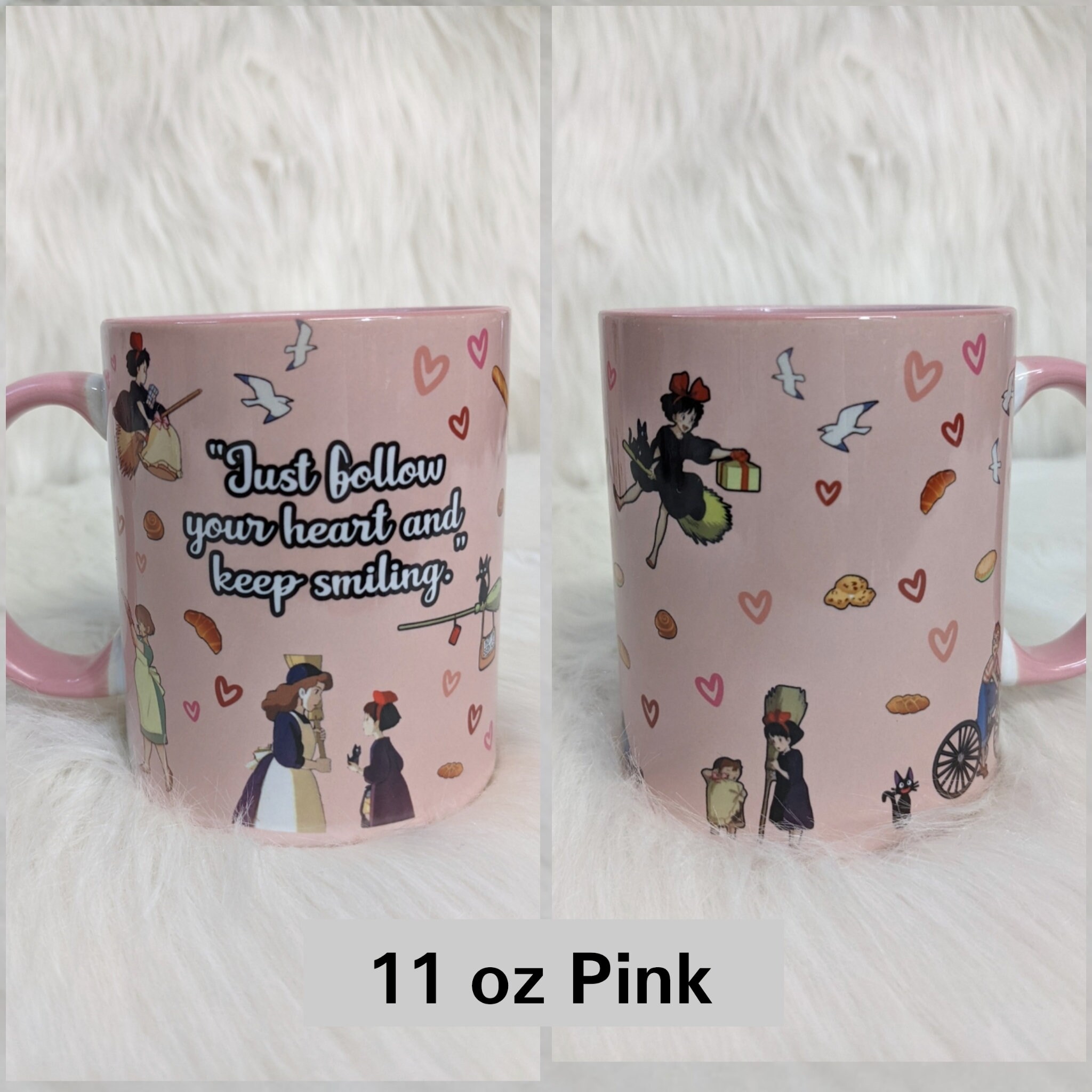 Kiki's Bakery Mug Cute Anime Coffee Cup Sweet Teacup - Etsy