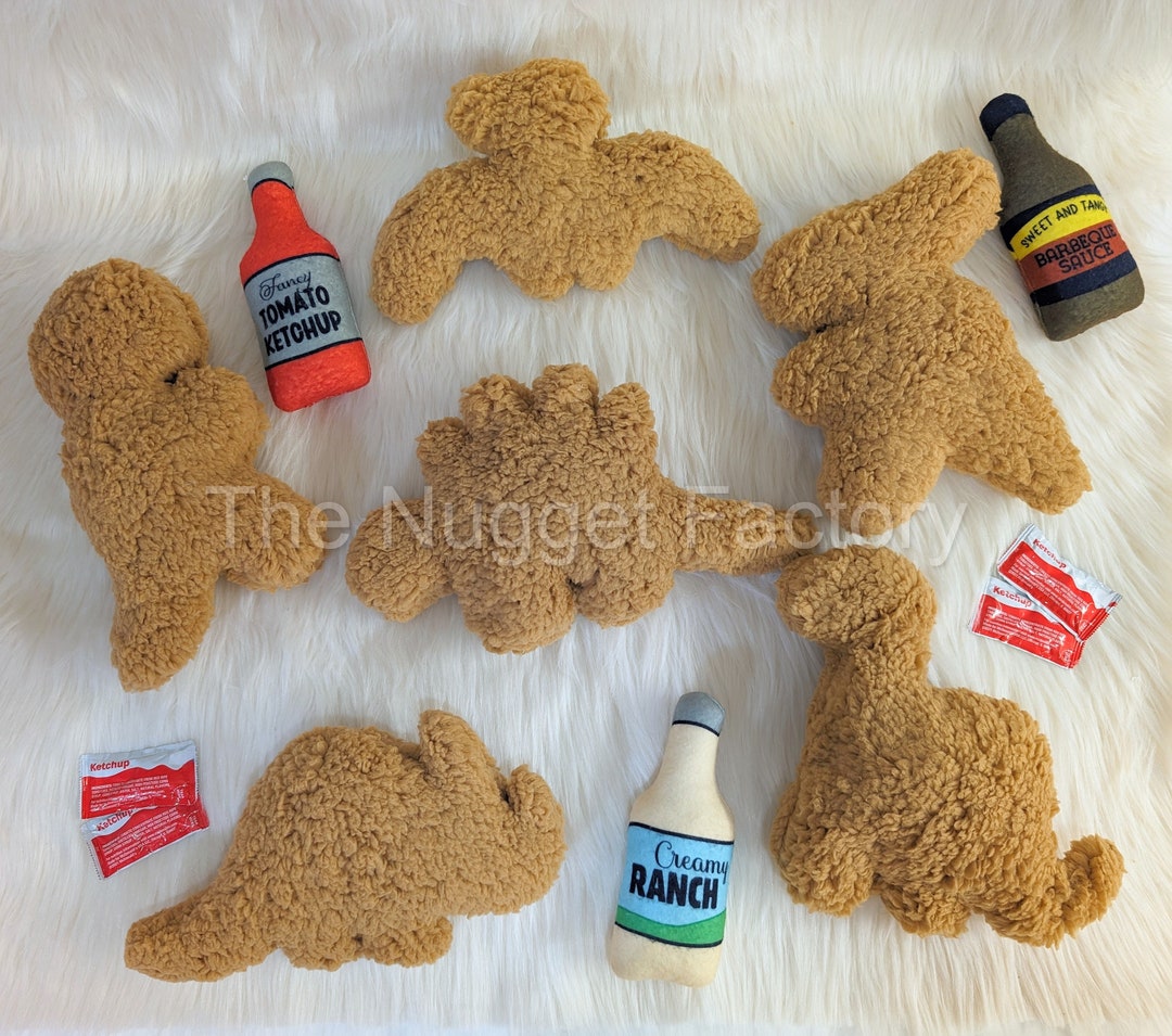 Mini Dino Nugget Plush, Small Dinosaur Nug Plushies, Tiny Dinosaur ...