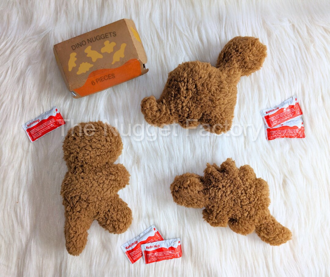 Mini Dino Nugget Plush, Small Dinosaur Nug Plushies, Tiny Dinosaur ...