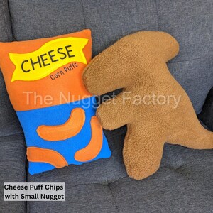 Large Chips Couch Pillow, Potato Chip Plushie, Corn Chip Plush, Cheese ...