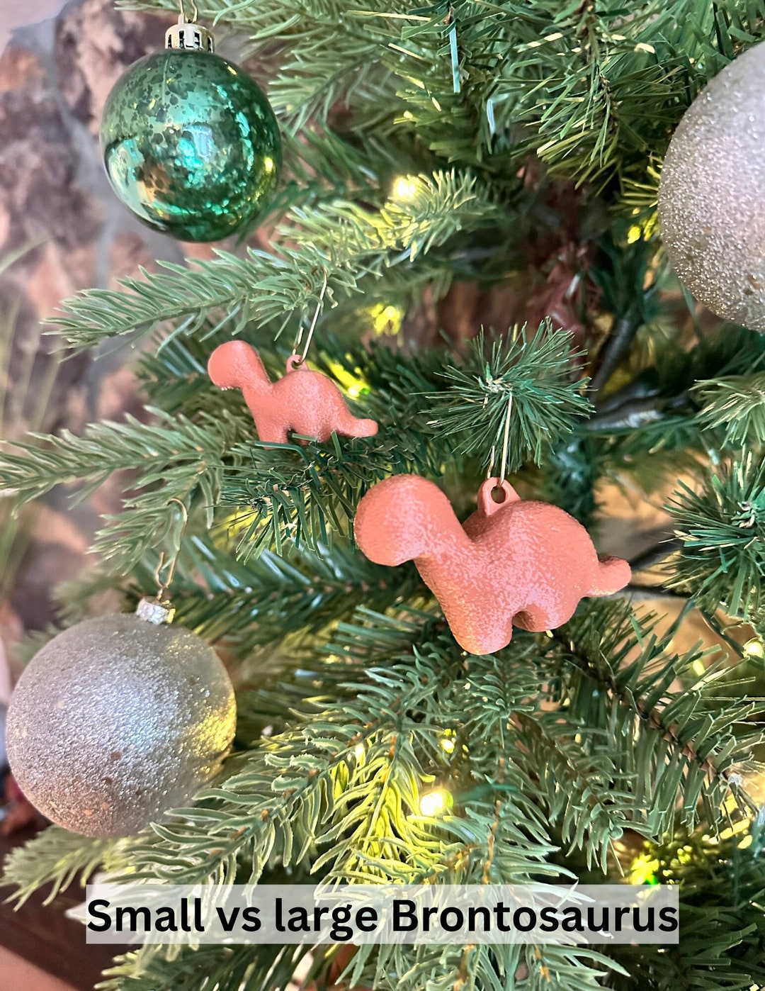 Tiny Dino Nugget Ornaments, Miniature Dinosaur Chicken Nugget Ornament ...