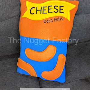 Large Chips Couch Pillow, Potato Chip Plushie, Corn Chip Plush, Cheese ...
