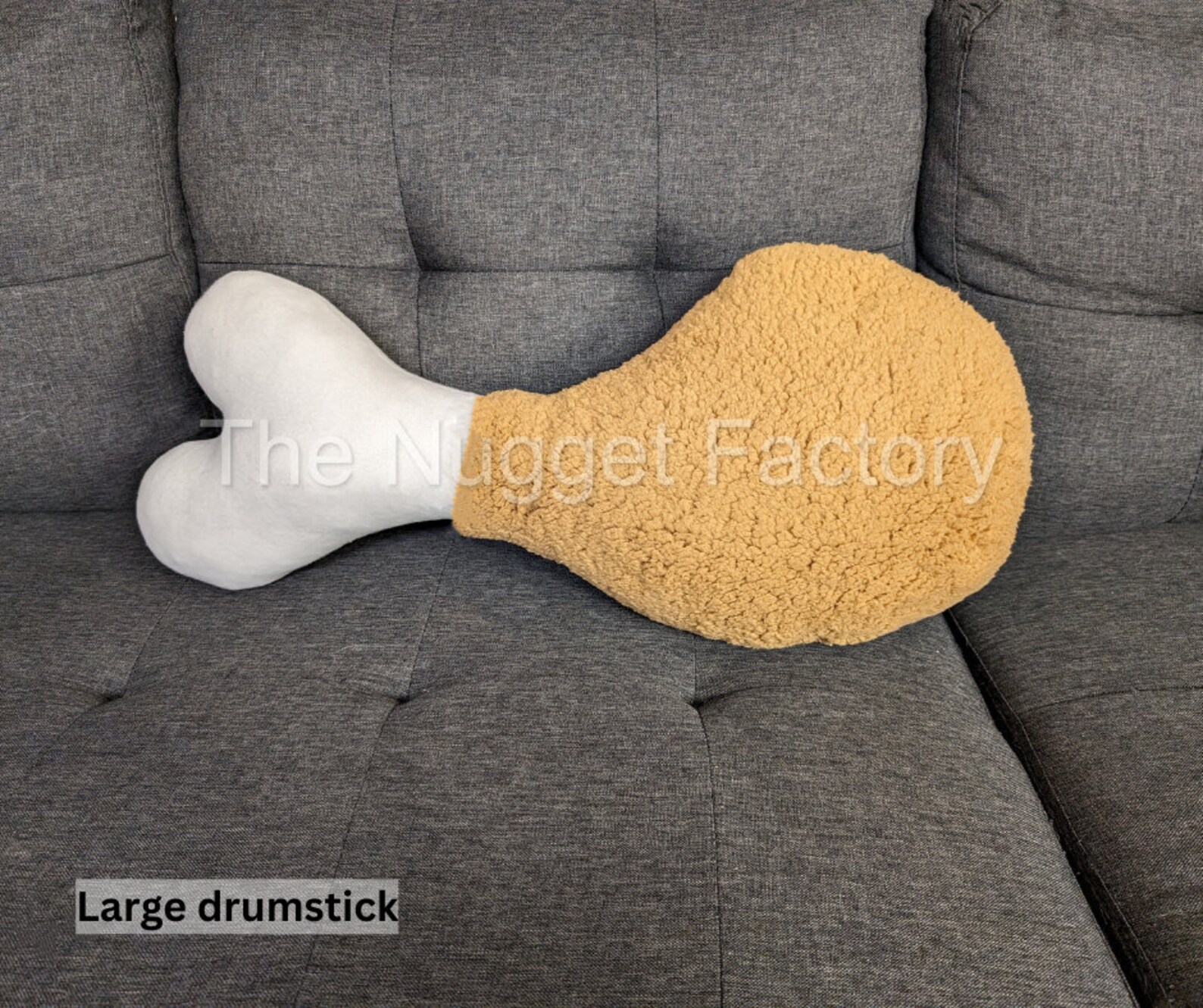 Drumstick Couch Pillow, Chicken Wing Plushie, Fried Chicken Stuffed ...