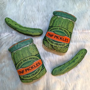 Pickle Jar Couch Pillow, Pickle Plush Set, Pickle Home Decor, Dill ...