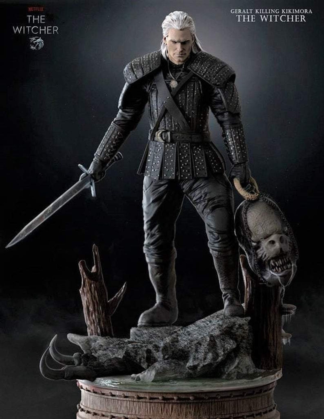 Witcher Geralt 3D Printed and Hand Painted Figure - Etsy