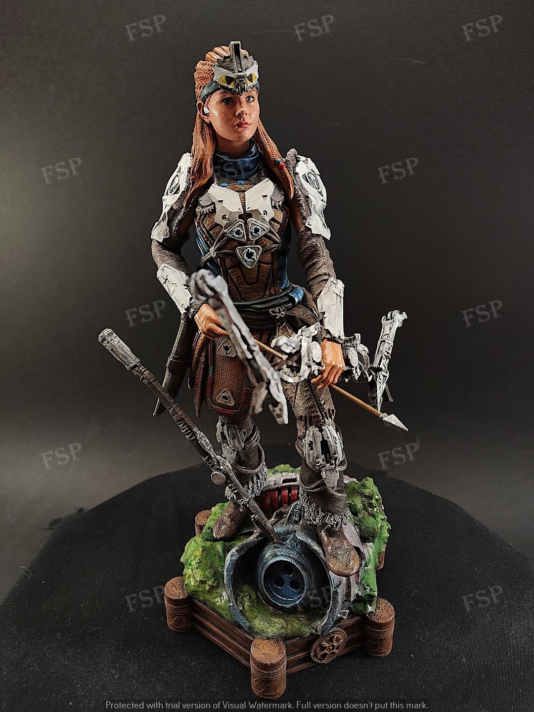 Aloy Shield-weaver Horizon Zero Dawn 3D Printed and Hand Painted Figure ...