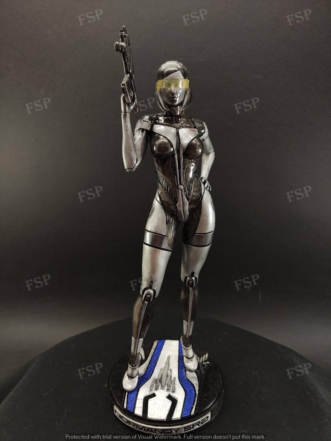 EDI Mass Effect Hand-painted 3D Printed Resin Figure - Unique ...