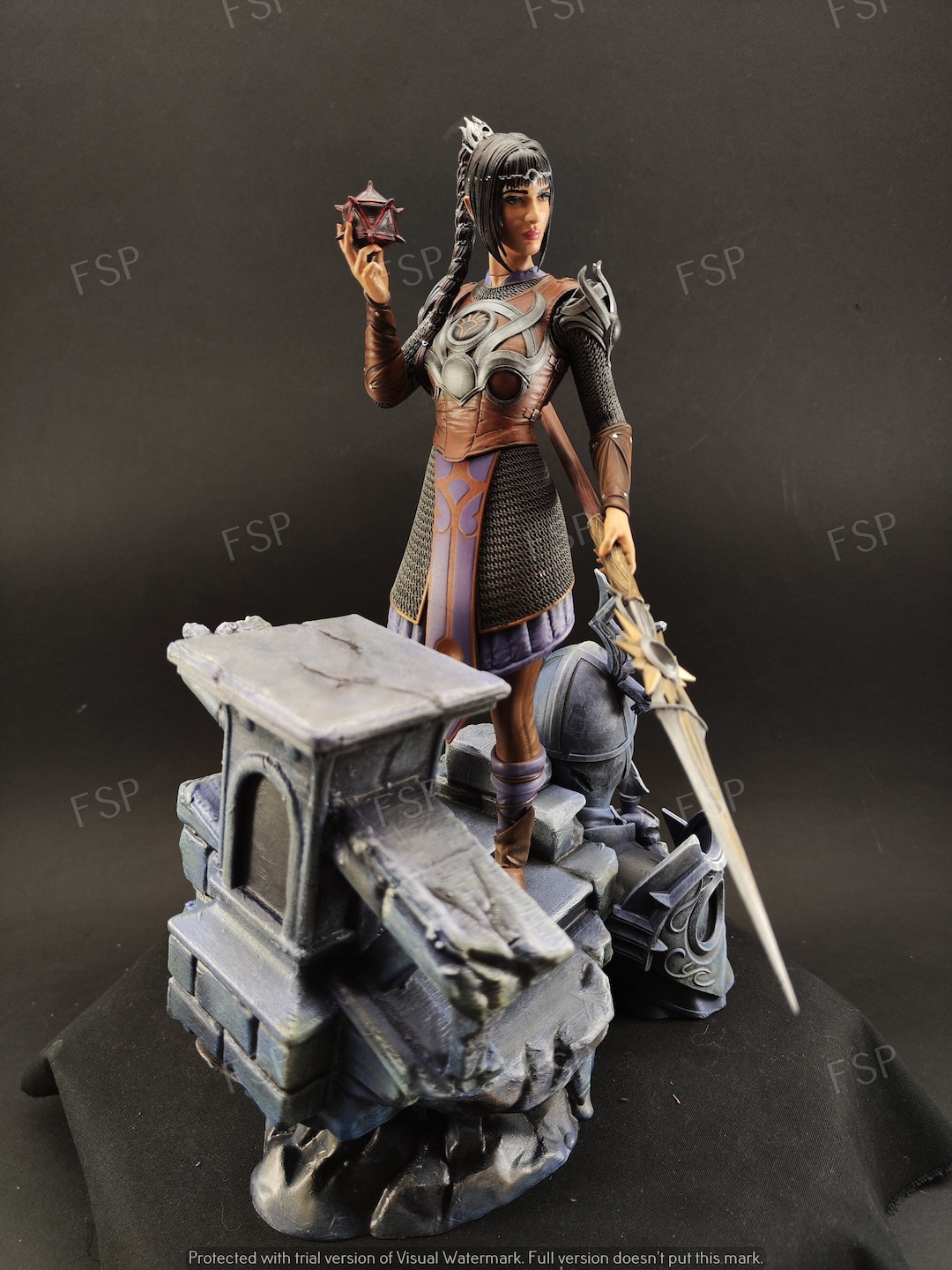 Shadowheart Baldurs Gate 3 3D Printed and Hand Painted Figure - Etsy