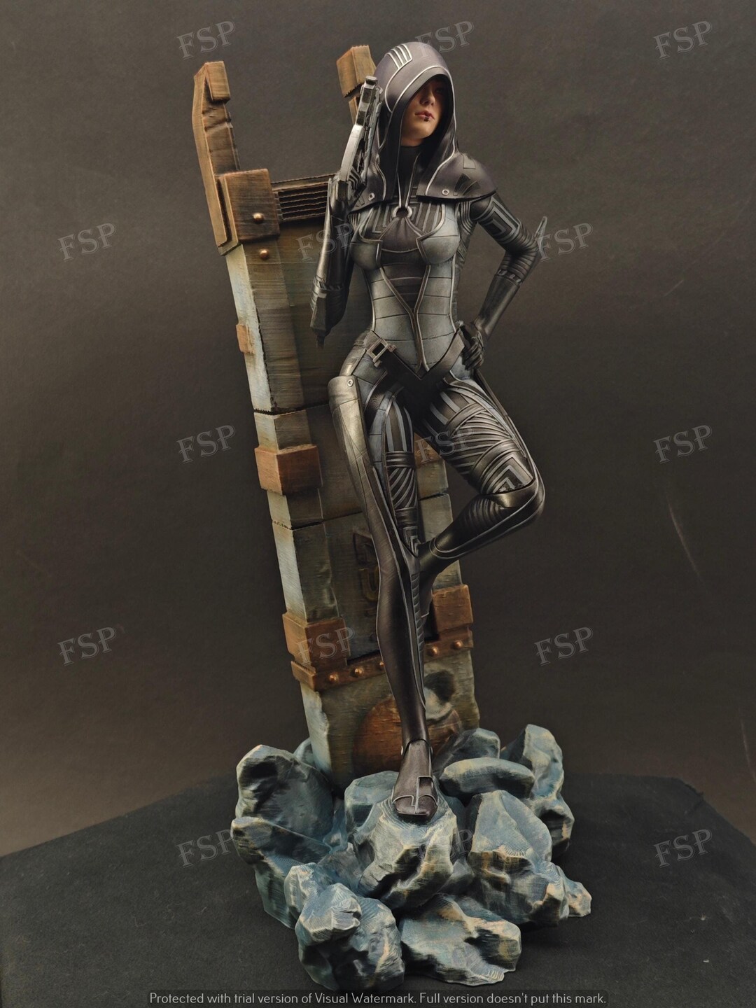 Kasumi Goto Mass Effect Hand-painted 3D Printed Resin Figure - Unique ...