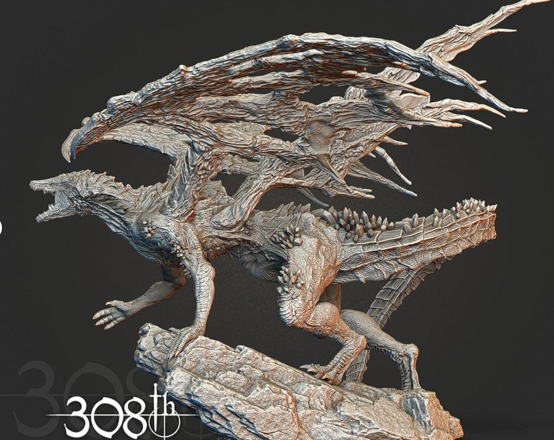 Darkeater Midir Dark Souls 3D Printed and Hand Painted Figure - Etsy UK