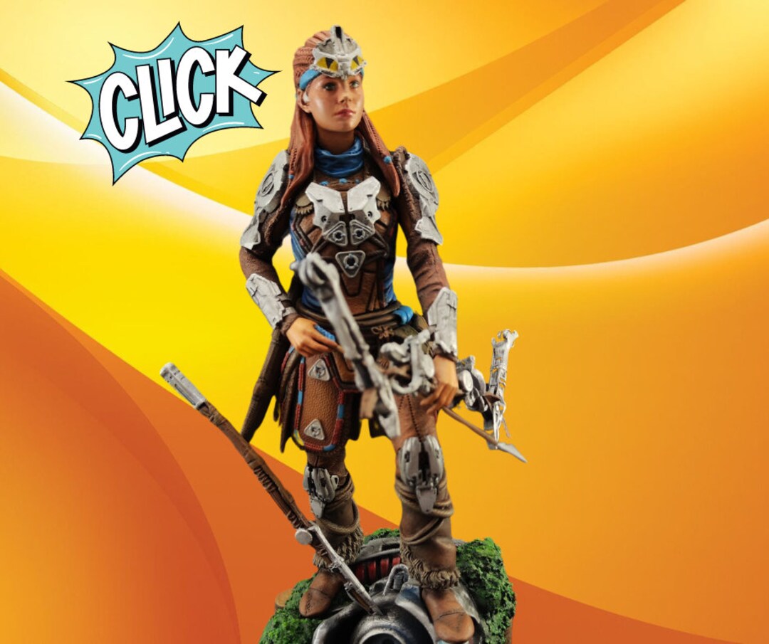 Aloy Shield-weaver Hand-painted 3D Printed Figure Horizon Zero Dawn ...