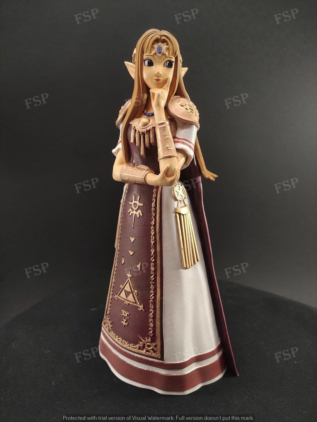 Zelda the Legend of Zelda 3D Printed and Hand Painted Figure, Unique ...