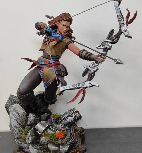 Aloy Horizon Zero Dawn 3D Printed and Hand Painted Figure - Etsy Australia