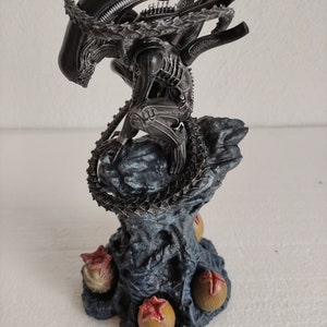 Alien 3D Printed Hand-painted Figure - Unique Sci-fi Collectible - Etsy