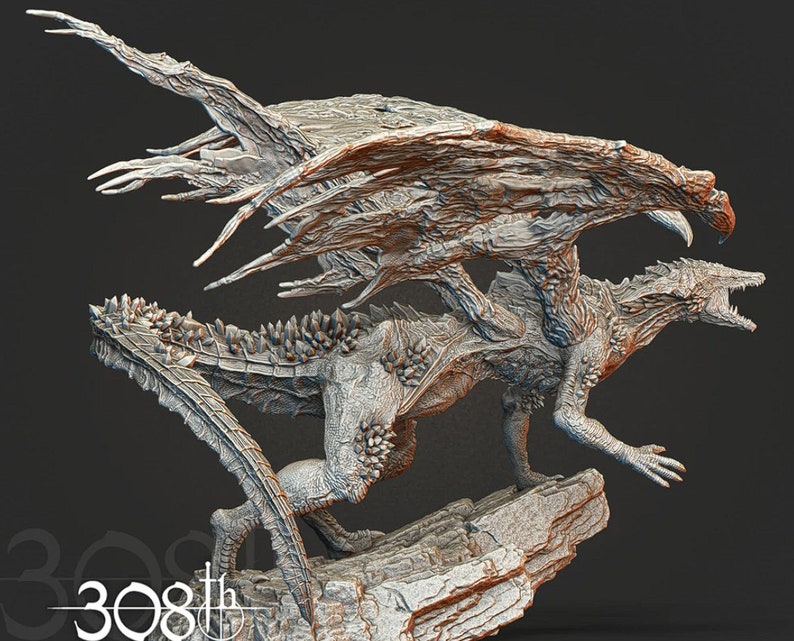 Darkeater Midir Dark Souls 3D Printed and Hand Painted Figure - Etsy UK