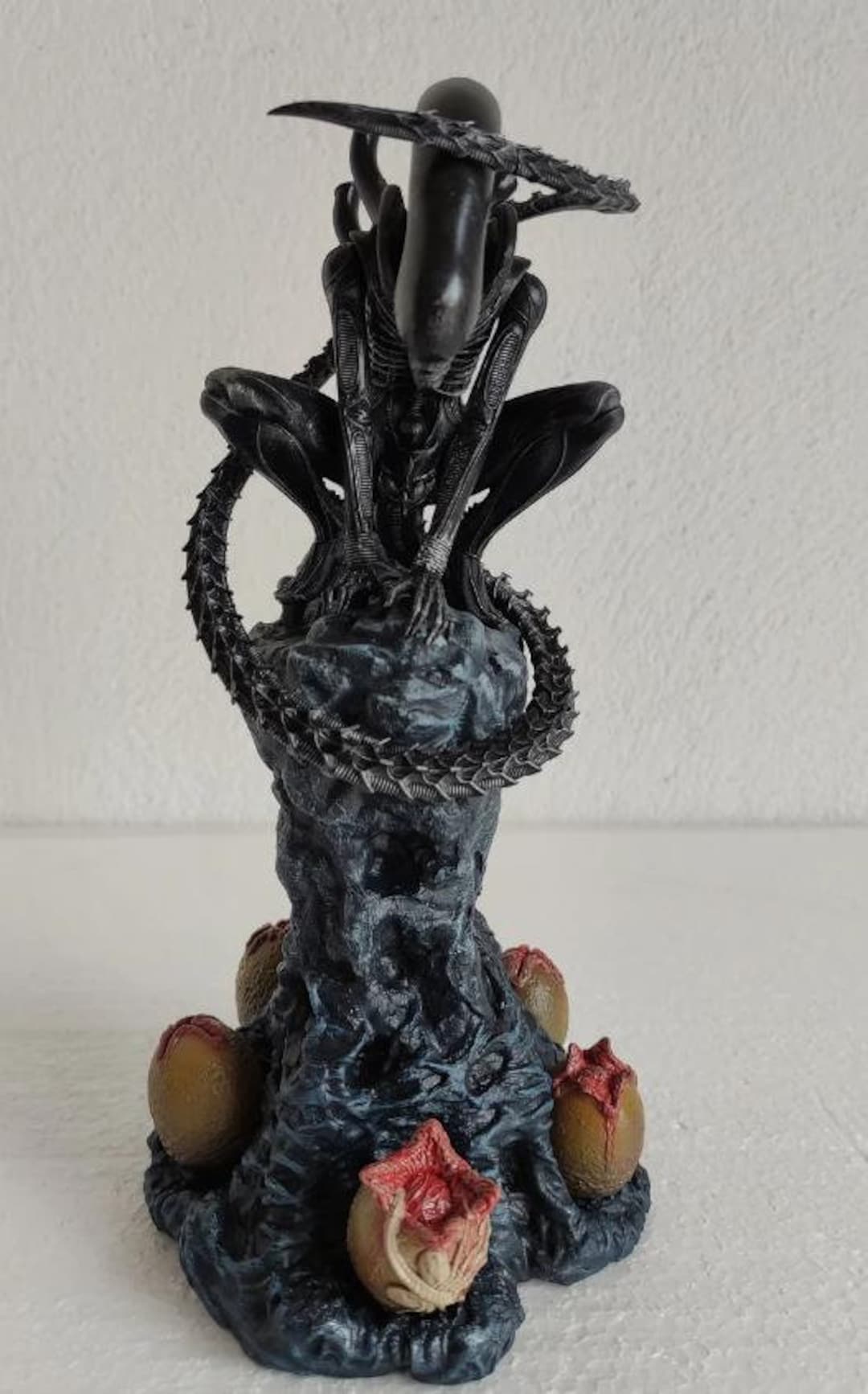 Alien 3D Printed Hand-painted Figure - Unique Sci-fi Collectible - Etsy