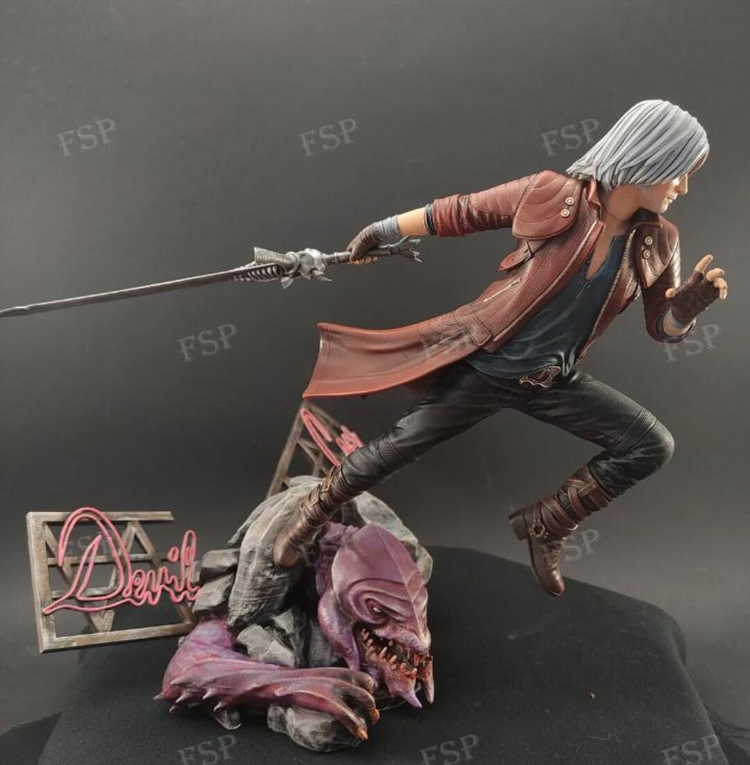 Dante Devil May Cry Hand-painted 3D Printed Figure - Unique Collectible ...