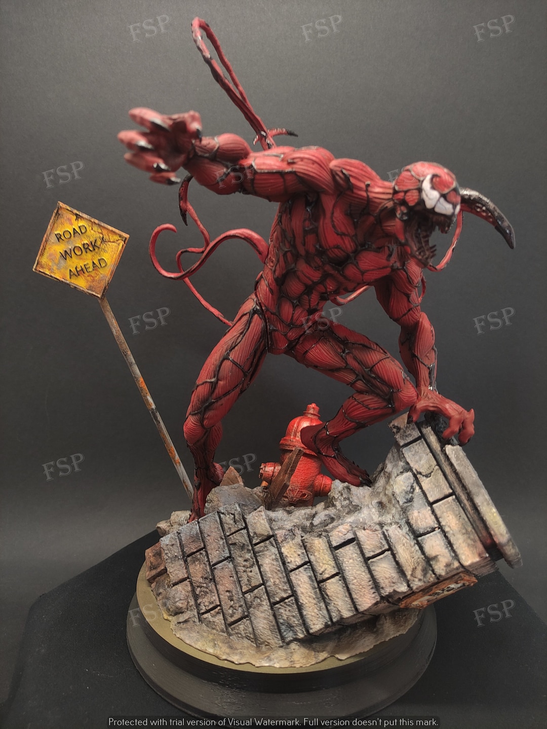 Carnage Hand-painted 3D Printed Figure Unique Marvel Collectible for ...