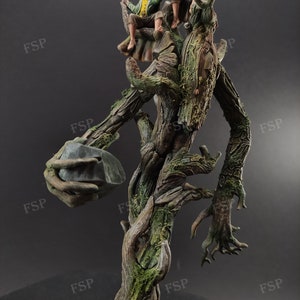 Treebeard Ent Lord of the Rings 3D Printed and Hand Painted Figure ...