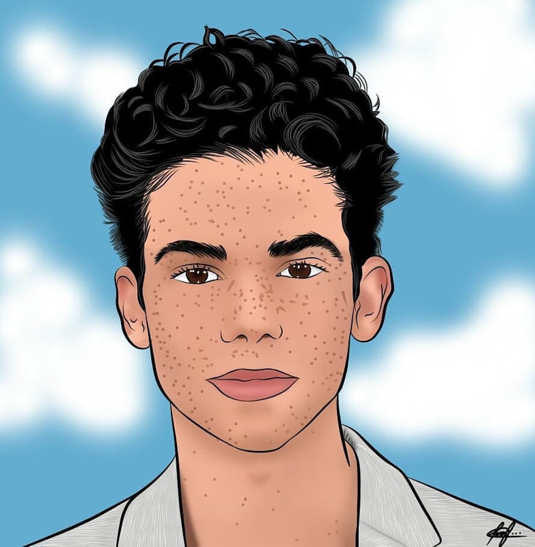 Custom Portrait 2d Cartoon Style Cartoon - Etsy