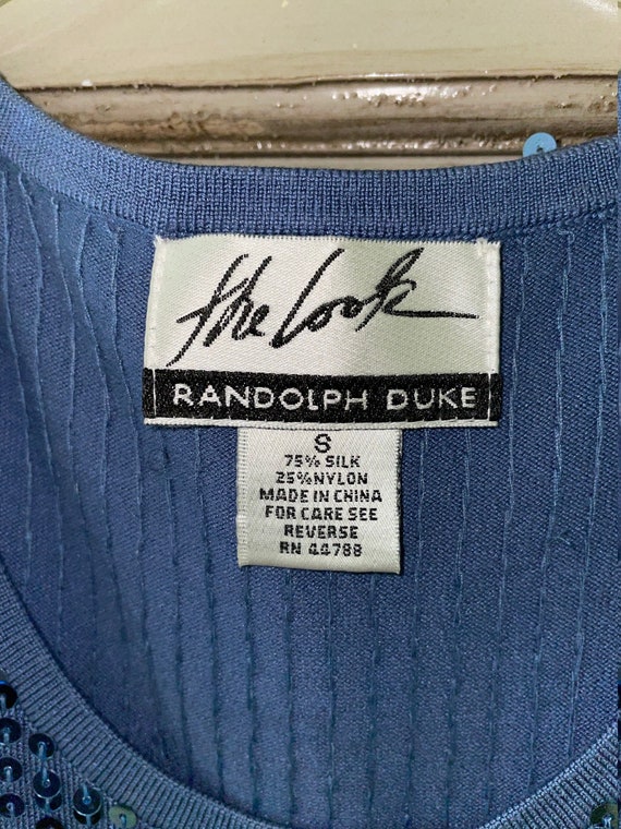 Vintage The Look by Randolph Duke Dress and Shawl Set - Gem