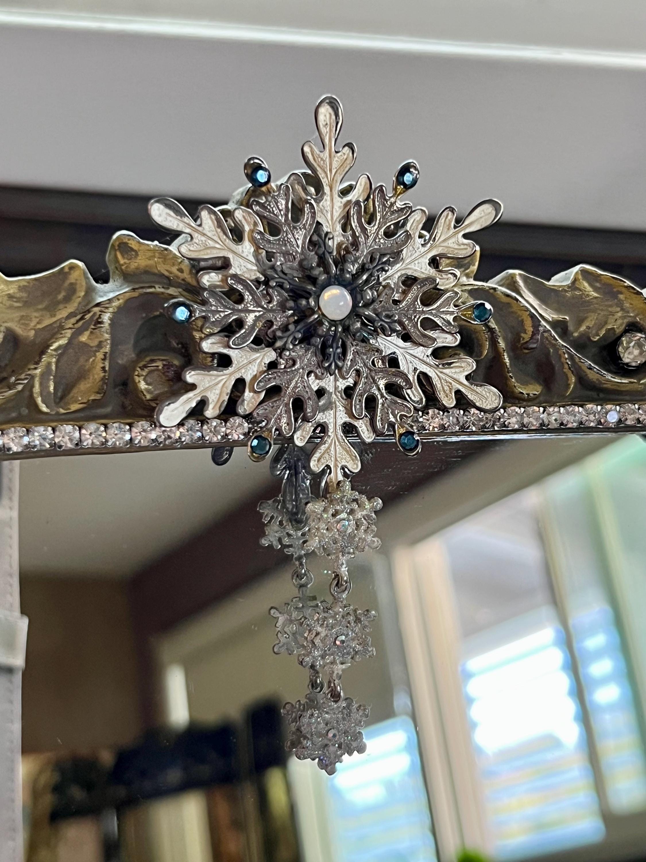 Elegant Jeweled Christmas Theme Mirror - Etsy
