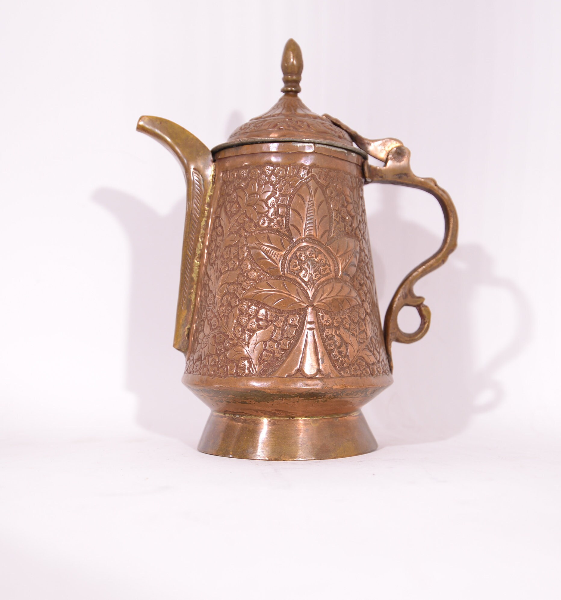 Vintage Turkish Copper Tea Mug Coffee Maker / Handmade / - Etsy