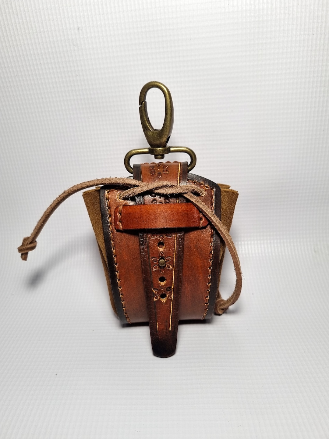 Leather Pouch/leather Belt Pouch. Western Leather Belt Pouc/ Handmade ...