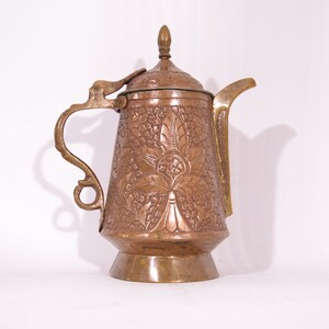 Vintage Turkish Copper Tea Mug Coffee Maker / Handmade / - Etsy