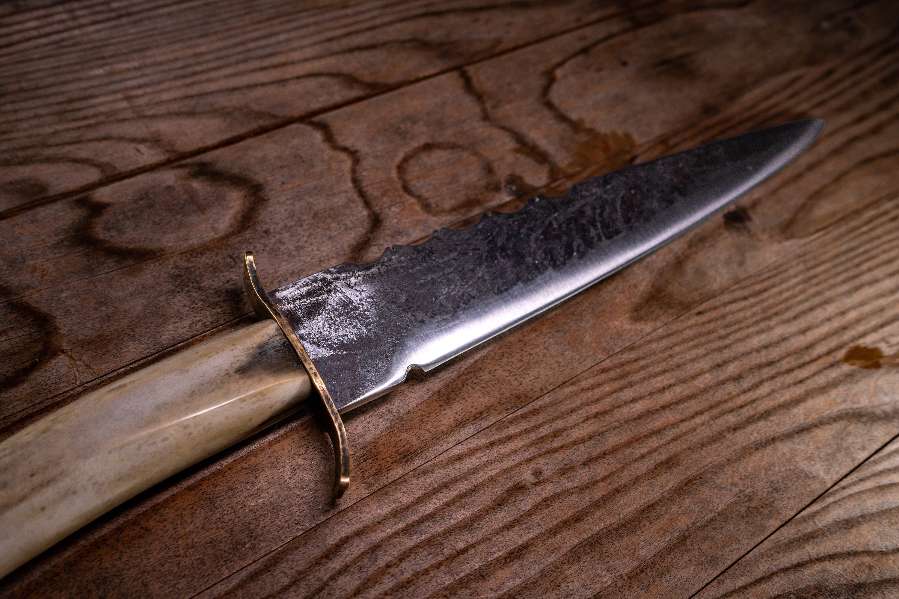 Hunting Bowie Knife Rustic Hand Forged Unique Personalized Hand Crafted ...