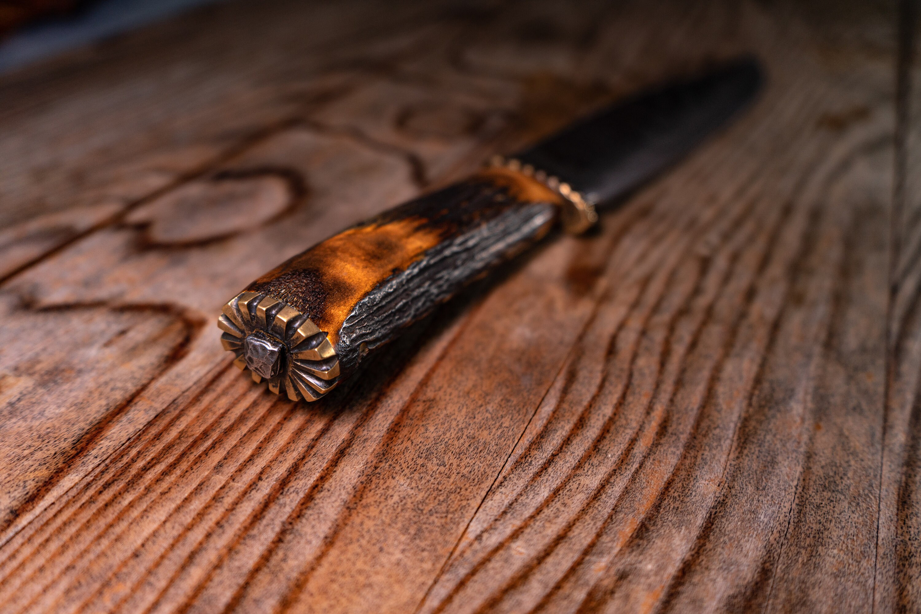 Hunting Bowie Knife Rustic Hand Forged Unique Personalized Handcrafted ...