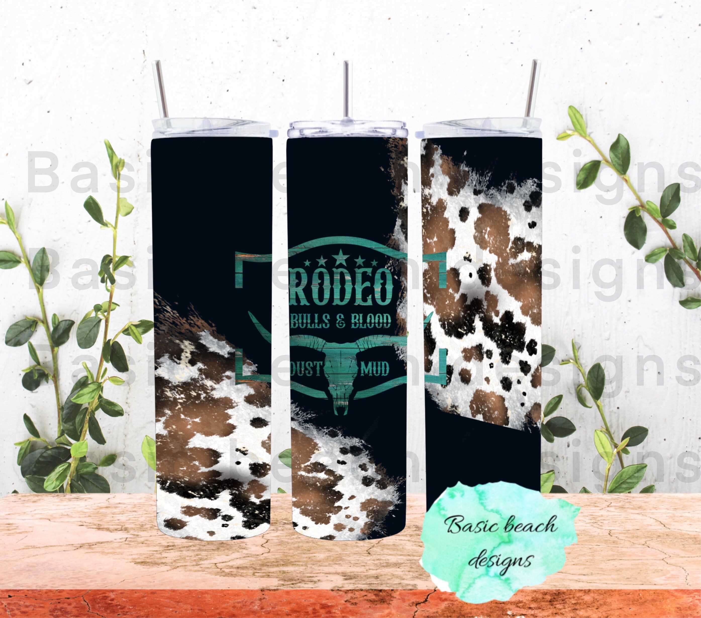 Rodeo Cow Print Tumbler Wrap, Sublimation, Digital Download ' - Etsy