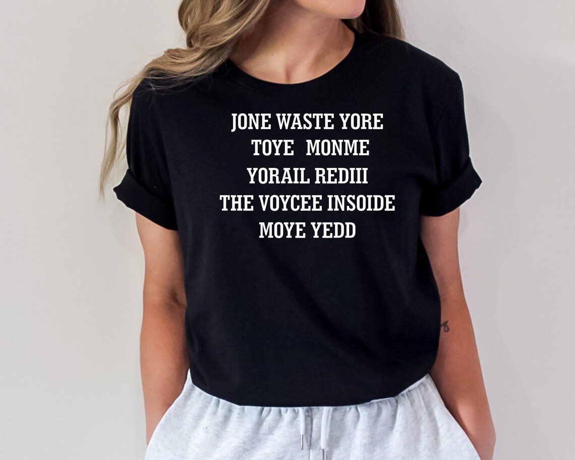 Jone Waste Yore Toye Monme Shirt, Jone Waste Shirt, Funny Lyrics Shirt ...