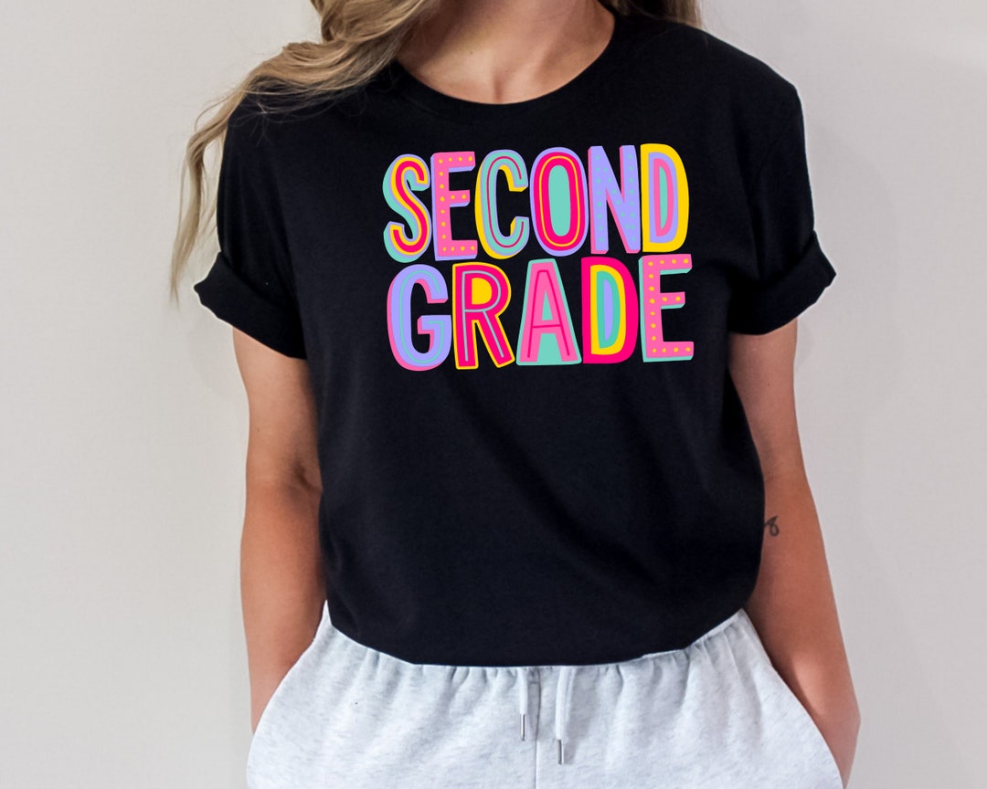 Second Grade Rainbow Shirt, 2nd Grade Squad Shirt, Second Grade Squad ...