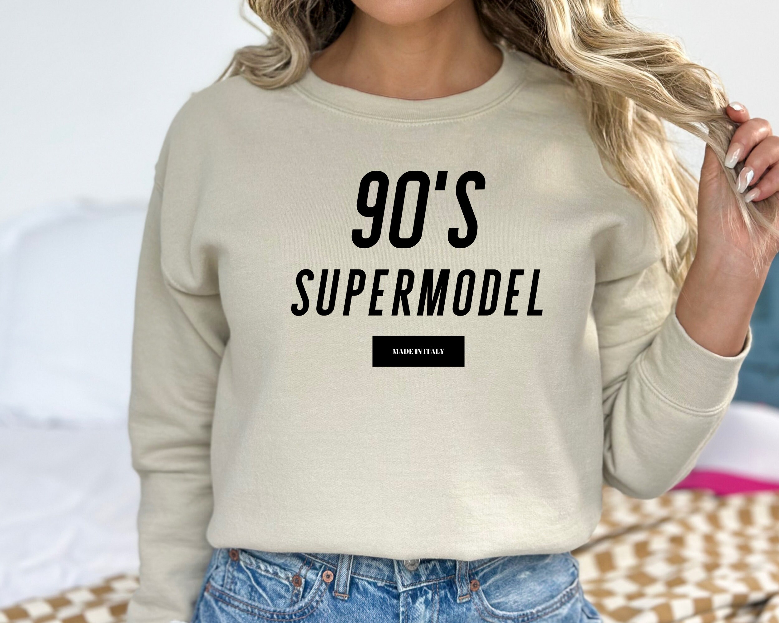 90s Supermodel Sweatshirt, 90's Supermodel Vintage Shirt, Supermodel ...