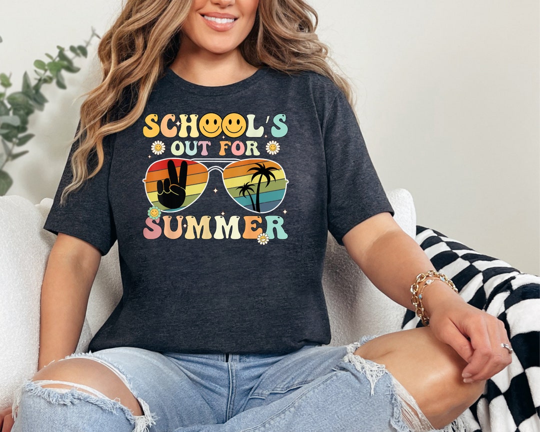 Schools Out for Summer Shirt, Happy Last Day of School Shirt, Summer ...