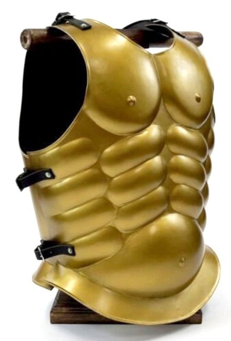 New Antique Finish Medieval Greek Muscle Jacket Antique Armor - Etsy