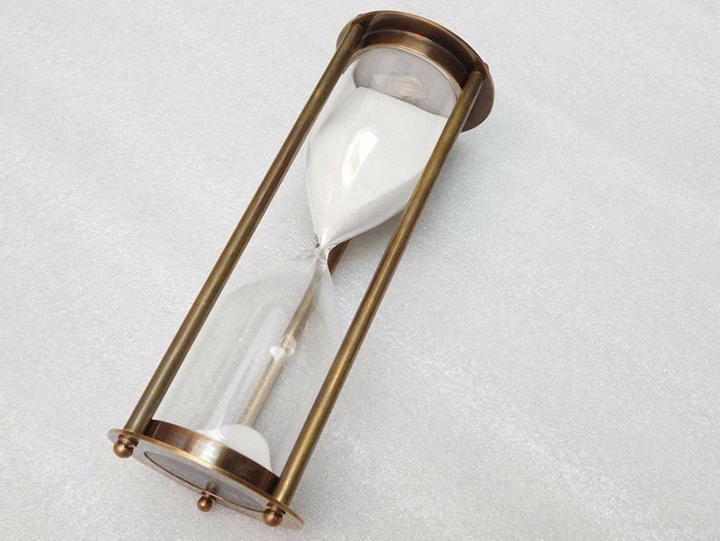 White Sand Timer Hour Glass Sand Glass Sand Clock 60 - Etsy
