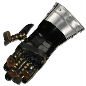Gauntlet Gloves Armor Pair Larp SCA Gloves medieval Knight Crusader ...