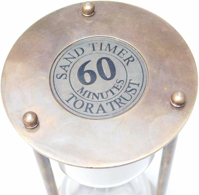 White Sand Timer Hour Glass Sand Glass Sand Clock 60 - Etsy
