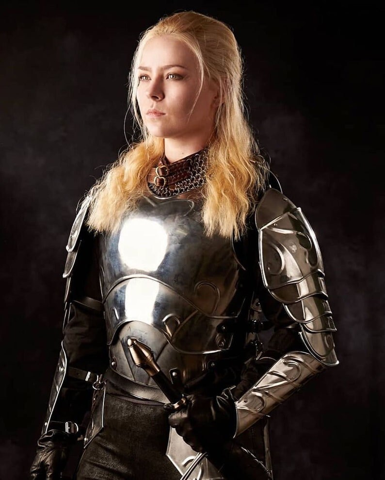 Medieval Woman Lady Armor With Complete Female Armor - Etsy
