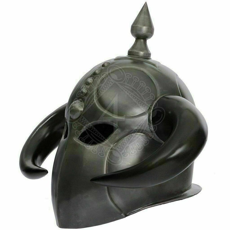 18 Gauge Steel Medieval Knight Fantasy Death Dealer Helmet, Collectors ...