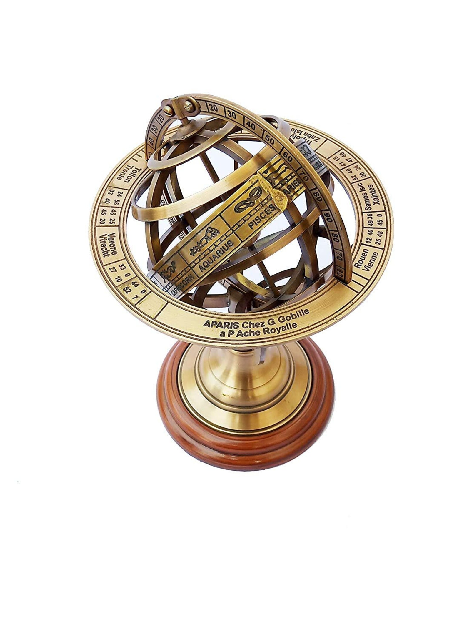 Brass Tabletop Nautical Sphere Globe Pirate's Antique Ship - Etsy