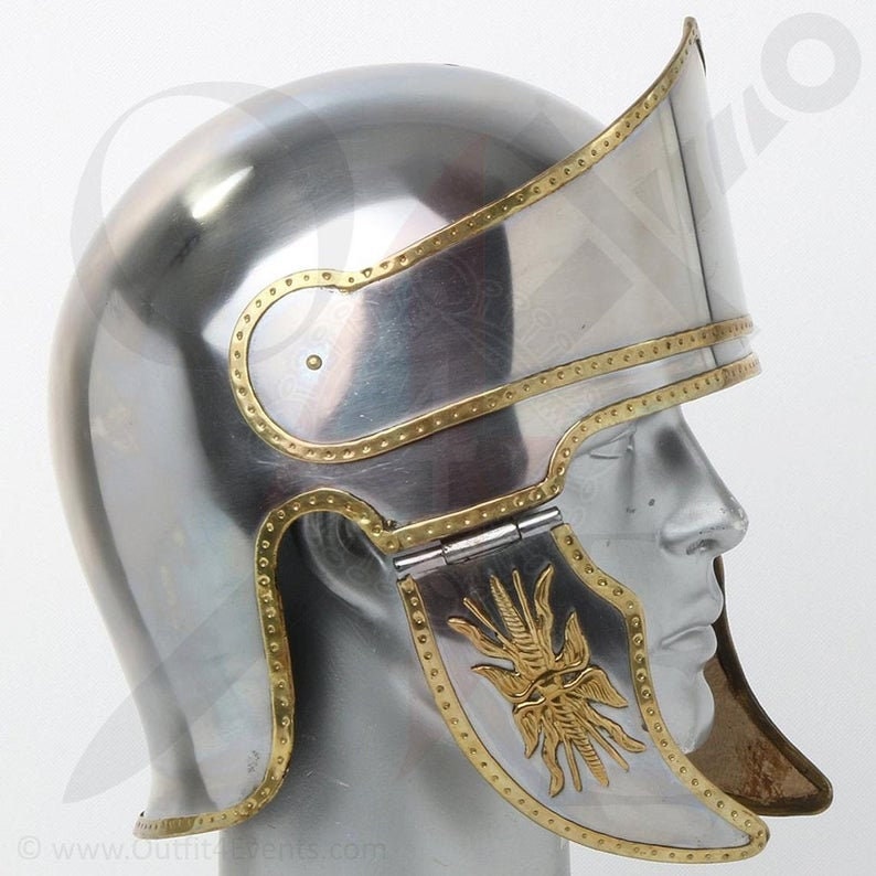 Antic Helmet With Hair Bush in the Best Quality - Etsy