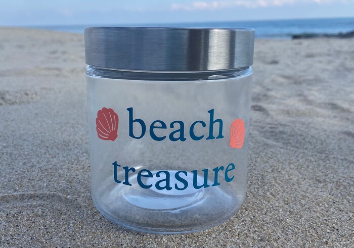 Sea Glass Jar - Etsy