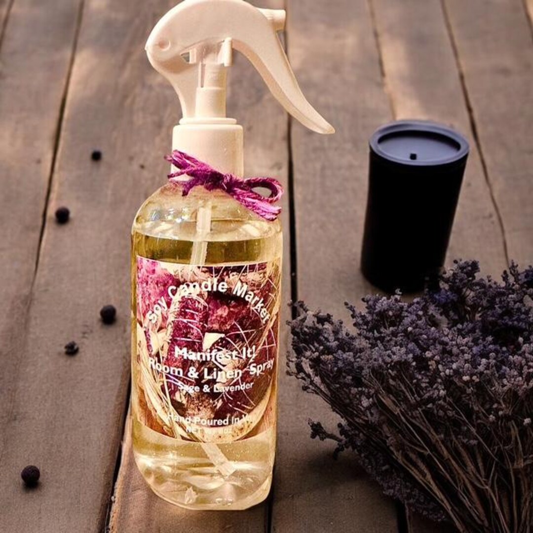Manifest It! (sage & Lavendar) Room and Linen Spray (8oz) - Etsy