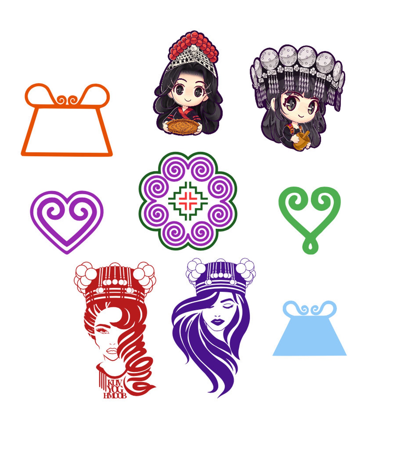 Hmong Stickers, Stickers, Hmong, Waterproof - Etsy