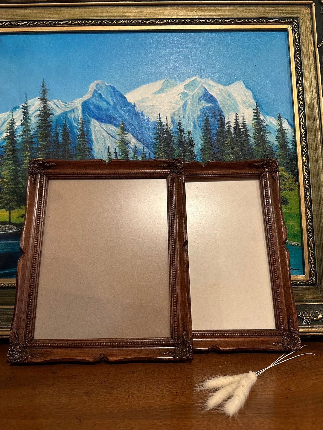 Vintage Wooden Ornate Frames Lot - Etsy