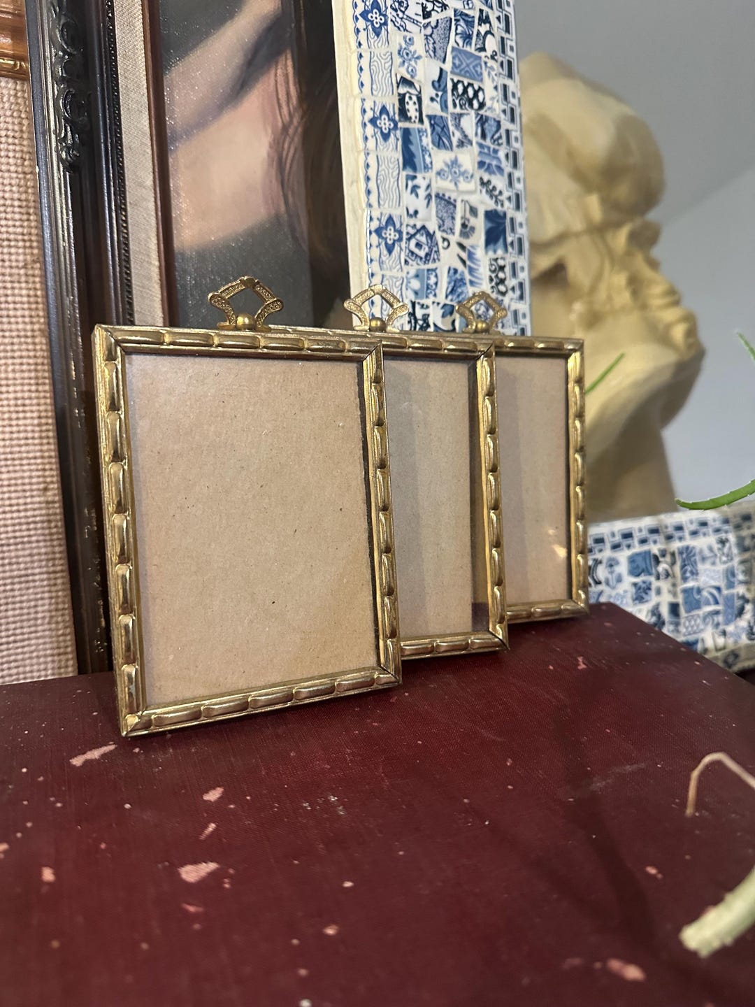 Vintage Mini Frames With Hook Lot set of 3 - Etsy