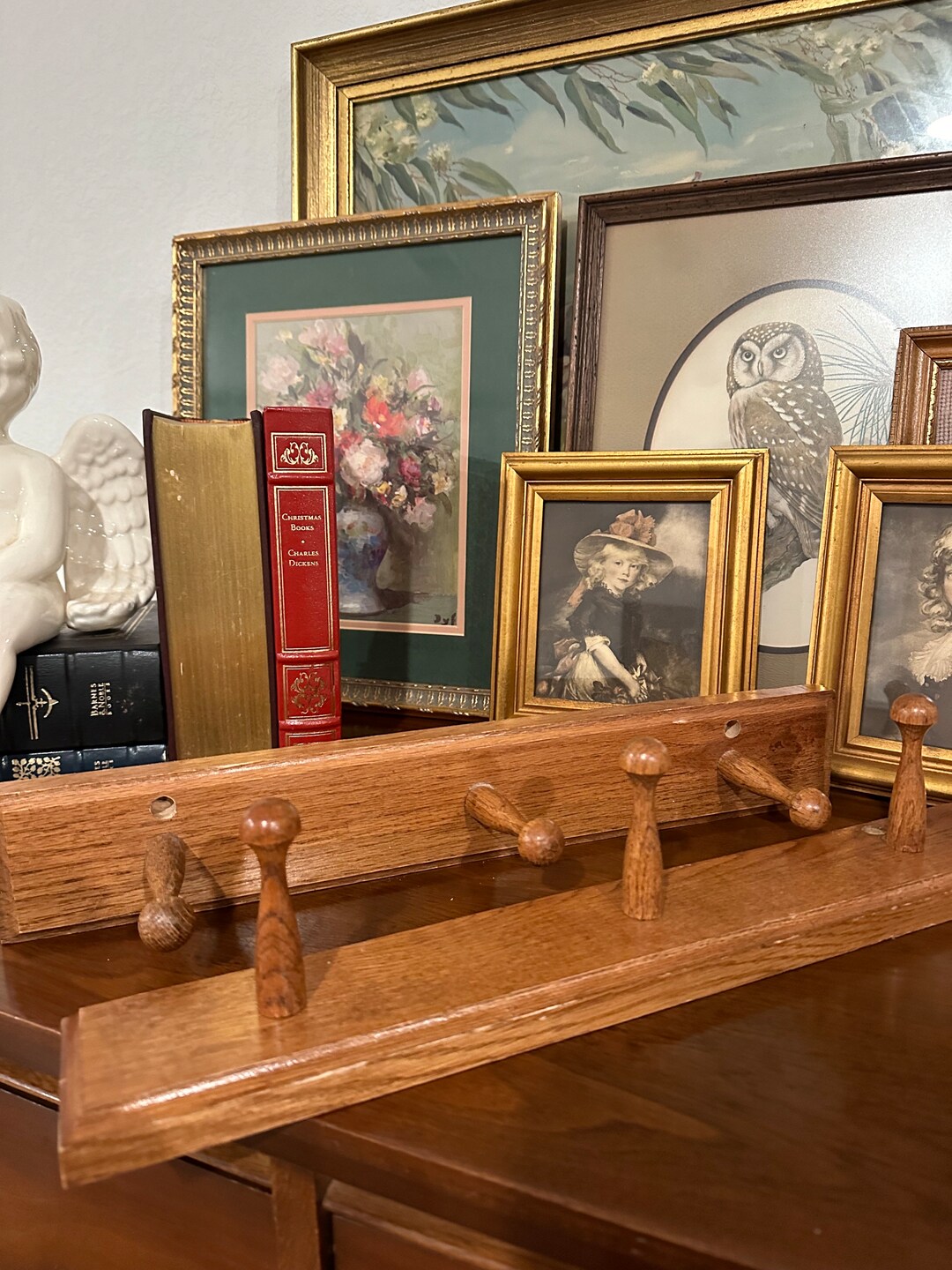 Solid Wood Peg Rails/rack - Etsy